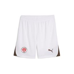 Puma Sportshorts 'FC St. Pauli 24/25' Herren Größe S dunkelbraun / rot / weiß