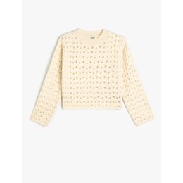 KOTON Pullover M&auml;dchen Gr&ouml;&szlig;e 158/164 ecru