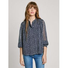Pepe Jeans Bluse 'Camila' Damen Größe XS nachtblau / weiß