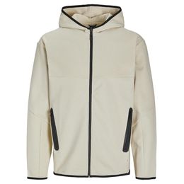 Jack & Jones Jack & Jones Zip-Up Hoodie 'Fusion' male Beige size S