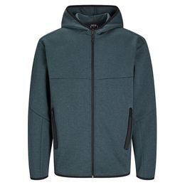 Jack & Jones Jack & Jones Zip-Up Hoodie 'Fusion' male Blue size XL