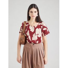 Jacqueline de Yong JDY Bluse 'JDYTROYA' Damen Gr&ouml;&szlig;e XL ecru / weinrot