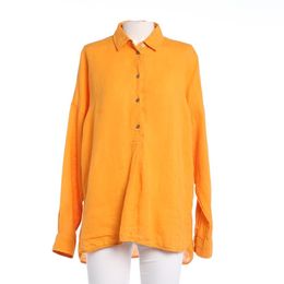 0039 Italy Bluse / Tunika Damen Gr&ouml;&szlig;e XS Second Hand orange