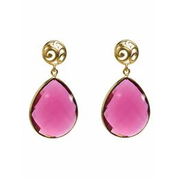 Gemshine Ohrringe Damen Größe One Size gold / pink