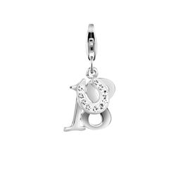 NENALINA Anh&auml;nger Damen Gr&ouml;&szlig;e One Size silber / wei&szlig;