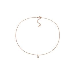 Elli Kette Damen Größe 36 rosegold / transparent
