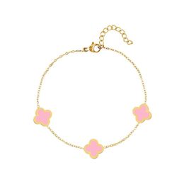 Cala Rose Bracelet 'SUMMER CLOVER' female Pink size 16,5 - 20