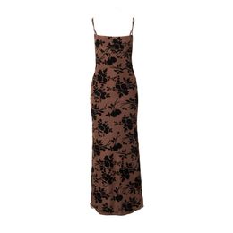 Motel Kleid 'Darsih' Damen Größe 32 braun / schwarz Winterkleid