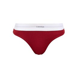 Calvin Klein String Damen Gr&ouml;&szlig;e M rot / wei&szlig;