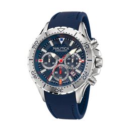 Nautica Uhr 'Nautica' Herren Größe One Size navy / silber