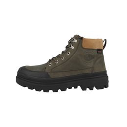 Palladium Schnürboots 'Pallatroopercuff' Herren Größe 46 dunkelgrün / schwarz