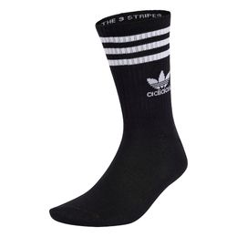 adidas originals Socks '3-Stripes Crew 6 Pairs' female Black size L