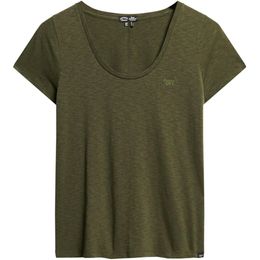 Superdry T-Shirt Damen Größe XL grünmeliert