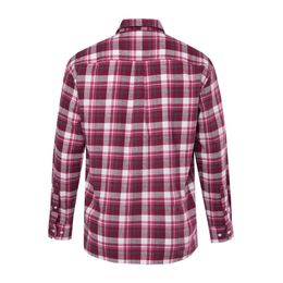 Men Plus Hemd Herren Gr&ouml;&szlig;e 7XL pink / weinrot / wei&szlig;