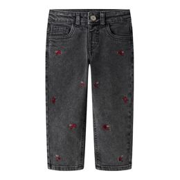 name it Jeans M&auml;dchen Gr&ouml;&szlig;e 98 kitt / grey denim / pastellpink / rot