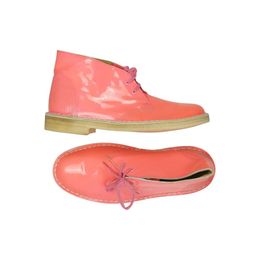 Clarks Stiefelette Damen Größe 38 Second Hand pink