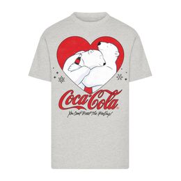 F4NT4STIC Shirt 'Coca Cola Hugging Bears' male Grey size L