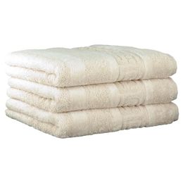 Caw&ouml; Caw&ouml; Handtuch Herren Gr&ouml;&szlig;e 50x100cm naturwei&szlig;