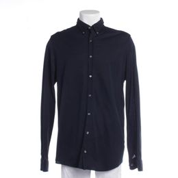 Tommy Hilfiger Freizeithemd / Shirt / Polohemd langarm Herren Gr&ouml;&szlig;e XXL Second Hand navy