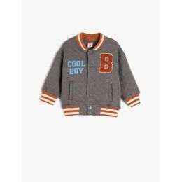 KOTON Jacke Jungen Gr&ouml;&szlig;e 86/92 sand / hellblau / cognac / anthrazit