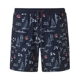 Jan Vanderstorm Board Shorts ' Cornelis ' male Blue size 4XL