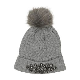 New Look Hut oder M&uuml;tze Damen Gr&ouml;&szlig;e One Size Second Hand grau