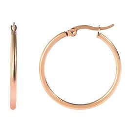 Adelia´s Paar Creolen ADELIA´S "Neuheit 2025 - Damen Creolen aus poliertem Edelstahl", gold, Ohrringe, Damen, Damen, Edelstahl