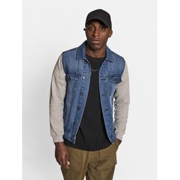REDEFINED REBEL EST. 2013 Funktionsjacke REDEFINED REBEL "Redefined Rebel Jacket RRJonah Denim Jacket", Herren, Gr. S, blau (light blau), Web, 100% Cotton, lang, Jacken Funktionsjacke