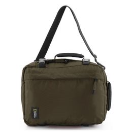 Cityrucksack National Geographic "Hybrid", Gr. B/H/T: 29,5cm, grün (khaki), Kunstfaser, Rucksäcke, mit drei Tragefunktionen
