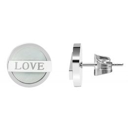 Adelia&acute;s Paar Ohrh&auml;nger ADELIA&acute;S "Neuheit 2025 - Damen Ohrstecker aus poliertem Edelstahl &Oslash; 12 mm", silber, Ohrringe, Damen, Damen, Edelstahl