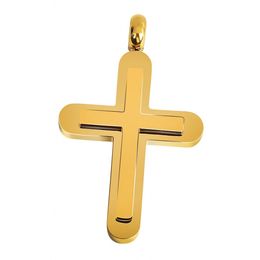 Adelia&acute;s Kettenanh&auml;nger ADELIA&acute;S "Neuheit 2025 - hochwertiger Kreuz Anh&auml;nger aus Edelstahl", gold, Schmuckanh&auml;nger, Damen, Edelstahl, Kettenanh&auml;nger