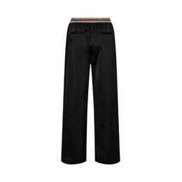 Nümph Chinohose NÜMPH "Nümph Trousers NUESME", Damen, Gr. 34, caviar, Obermaterial: 100% Polyester, Hosen