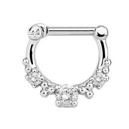Adelia&acute;s Nasenpiercing ADELIA&acute;S "Piercing Nasenpiercing", Damen, Gr. 8, silber, Silber 925 (Sterlingsilber), Piercings, mit 316l Stahlstab als Verschluss Clicker