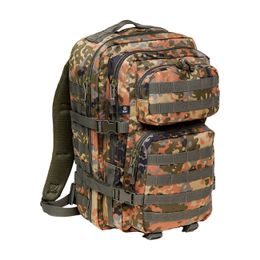 Rucksack Brandit "Brandit Accessoires US Cooper Backpack Large", Gr. onesize, flecktarn, Polyester, Rucksäcke