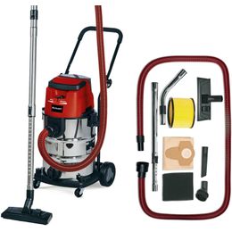 Einhell Nass-Trocken-Akkusauger "TE-VC 36/30 Li S-Solo", rot (rot, schwarz, silberfarben), B:38,5cm H:63,5cm T:46,3cm, Akkusauger, Power X-Change, ohne Akku und Ladegerät