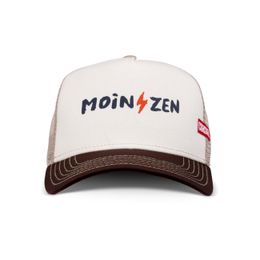 Trucker Cap COASTAL "Coastal HFT MoinZen", Damen, Gr. onesize, weiß, braun, khaki, 60% Baumwolle, 40% Polyester, Caps