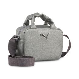 Tragetasche Puma "UP Glam 1.5 l Mini Grip-Bag Mädchen und Damen", Kinder, Gr. B/H/T: 18cm x 13cm x 8cm onesize, grau (dusky gray), Polyester, Taschen