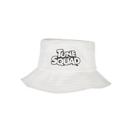 Trucker Cap MisterTee "MisterTee Unisex Tune Squad Wording Bucket Hat", Damen, Gr. onesize, weiß, 98% Baumwolle, 2% Elasthan, unifarben, Caps