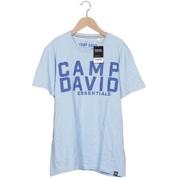 CAMP DAVID T-Shirt Herren Gr&ouml;&szlig;e M Second Hand hellblau
