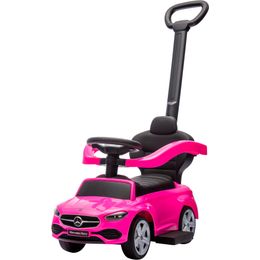 Rutscherauto Jamara "Mercedes-Benz C-Class 3in1", pink, Rutschautos, KinderB:40cm H:83cm T:84cm, mit Sound, B:40cm H:83cm T:84cm