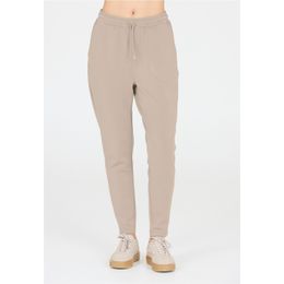 ENDURANCE ATHLECIA Sweathose ATHLECIA "Jacey", Damen, Gr. 40, EURO-Größen, grün (khaki), 51% Polyester, 44% Modal, 5% Elasthan, unifarben, lang, Hosen, aus weichem Modalmix