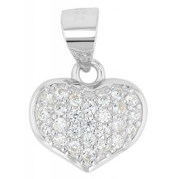 Adelia&acute;s Kettenanh&auml;nger ADELIA&acute;S "Neuheit 2025 - zeitloser Herz Anh&auml;nger aus 925 Sterling Silber", silber, Schmuckanh&auml;nger, Damen, Silber 925 (Sterlingsilber), Kettenanh&auml;nger