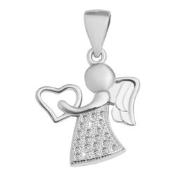 Adelia&acute;s Kettenanh&auml;nger ADELIA&acute;S "Neuheit 2025 - modischer Engel Anh&auml;nger aus 925 Sterling Silber", silber, Schmuckanh&auml;nger, Damen, Silber 925 (Sterlingsilber), Kettenanh&auml;nger