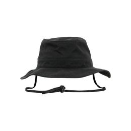 Trucker Cap Flexfit "Flexfit Angler Hat", Damen, Gr. onesize, schwarz, 97% Baumwolle, 3% Elasthan, unifarben, Caps