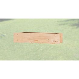 Blumenkastenhalter Weka "Fensterblumenkasten", beige (natur), B:60cm, Holzwerkstoff, Balkonkastenhalter, natur, 60 cm, mit Einsatz