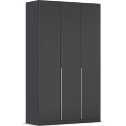 Drehtürenschrank Rauch "Kleiderschrank Schrank Garderobe AGORDO TOPSELLER Schlafzimmer", grau (graumetallic), B:136cm H:229cm T:54cm, Holzwerkstoff, Schränke, durchdachte Innenausstattung, in 7 Breiten und 2 Höhen MADE IN GERMANY, Topseller