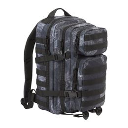 Rucksack Brandit "Brandit Herren Medium US Cooper Backpack", Gr. onesize, digital night camo, Polyester, Rucksäcke