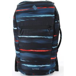 Freizeitrucksack Nitro "Nikuro Traveler", Kinder, Gr. B/H/T: 31cm x 54cm x 21cm, schwarz (acid dawn), Nylon, Polyester, Polyethylen, Rucksäcke, Reisetasche, Travel Bag, Alltagsrucksack, Daypack