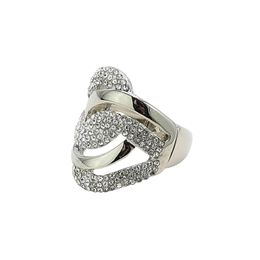Fingerring "Paris", silber (silbern), Collezione Alessandro, Fingerringe, Damen, Messing
