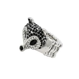 Fingerring "Fuchs", silber (silbern), Collezione Alessandro, Fingerringe, Damen, Messing